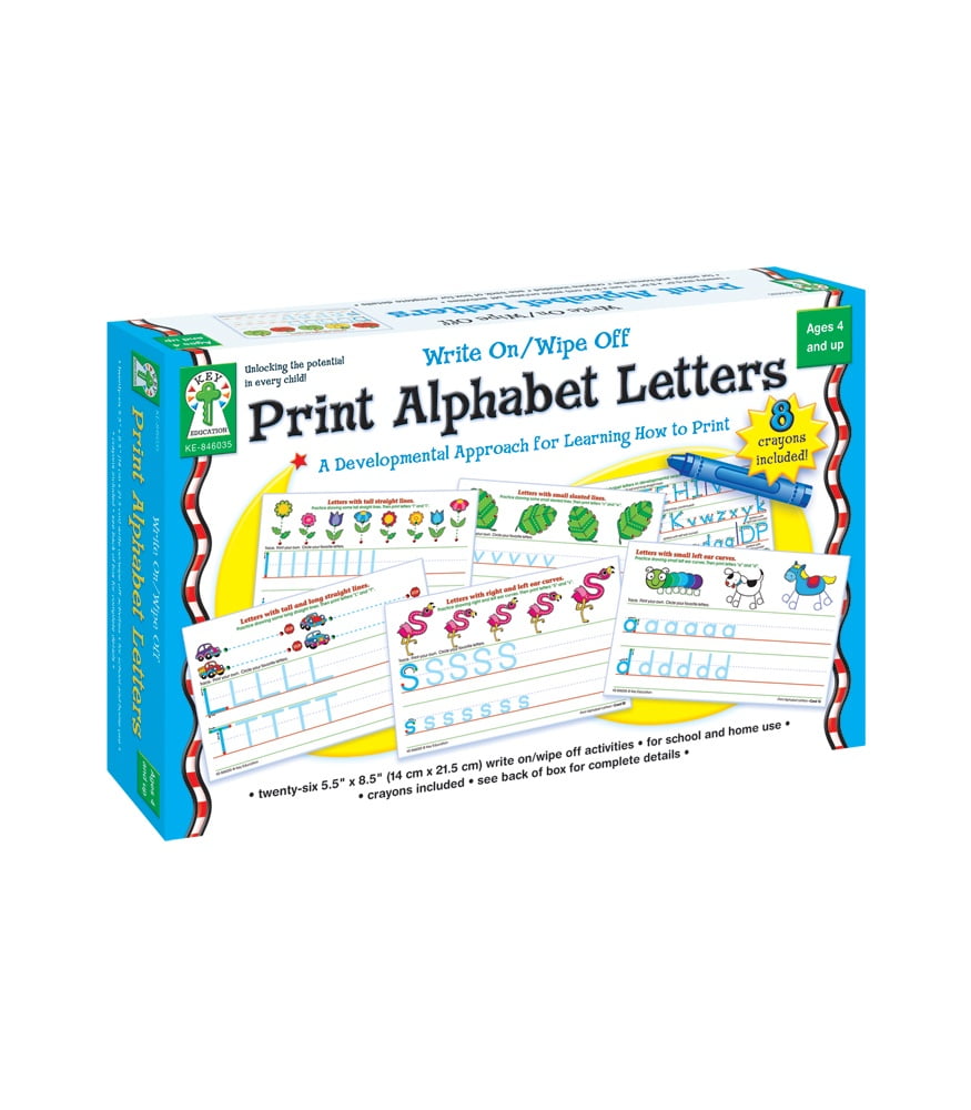 Print Alphabet Letters Manipulative, Grade PK-1 | Bundle of 5 - Walmart.com