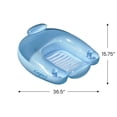 Swim Central Inflatable Capri Transparent Swimming Pool Chair Float ...