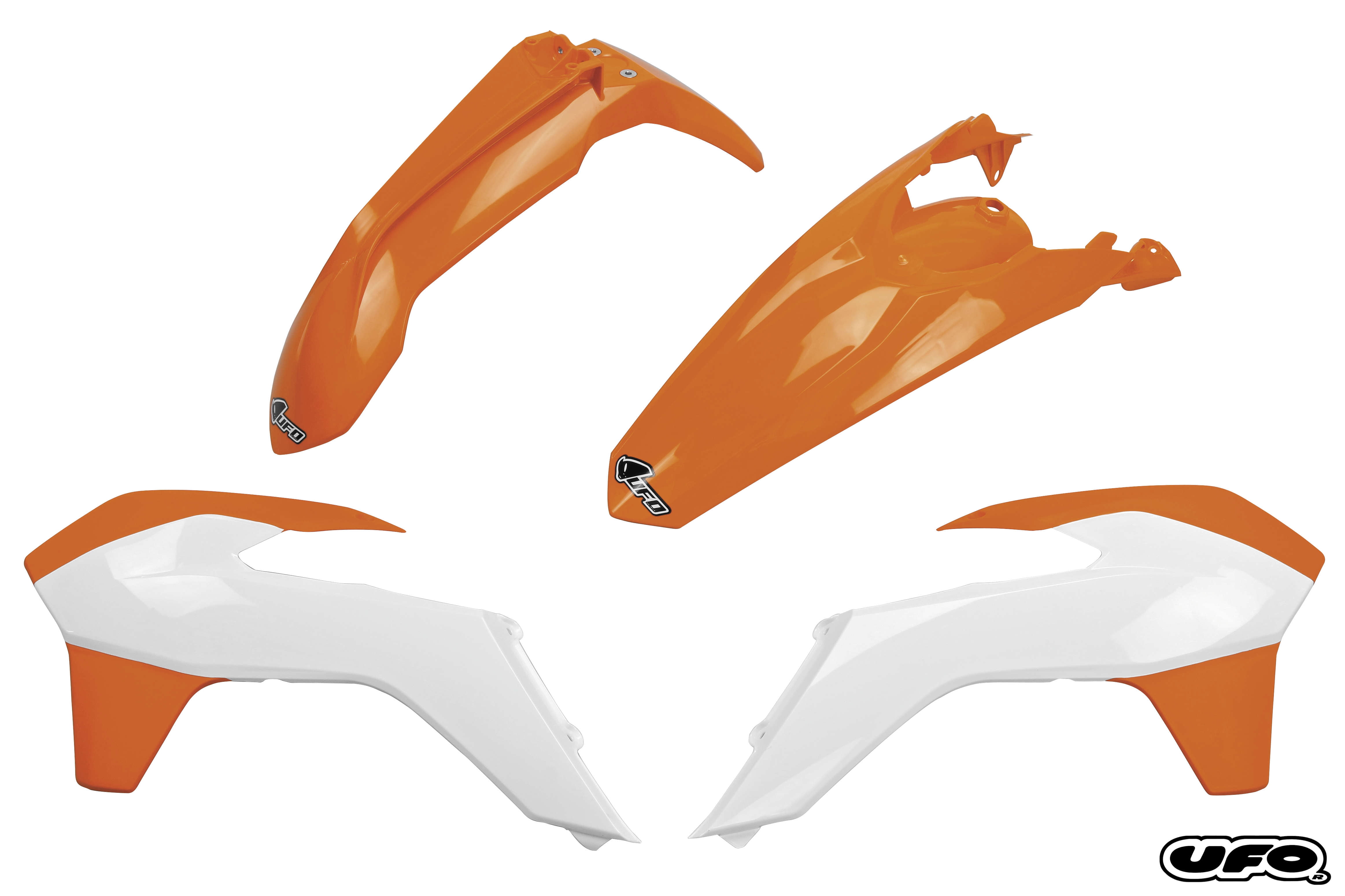 UFO Plastics Complete Body Kit Orange/White KTKIT516-999W - Walmart.com
