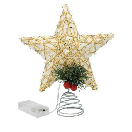 Agiferg New Wholesale Christmas Tree Top Star Wrought Iron Winding With ...
