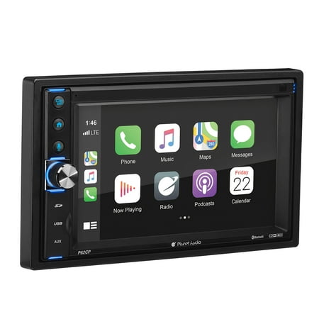Planet Audio P62CP Car Audio Stereo System - Apple CarPlay, 6.2 Inch ...