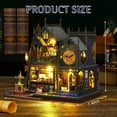 DIY Miniature House Kits, Tiny House Kit with LED, Doll House Kits for ...