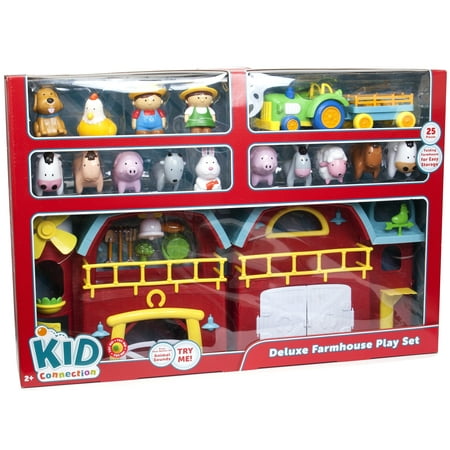 Kid Connection Light And Sound Farm House Play Set – Walmart Inventory ...