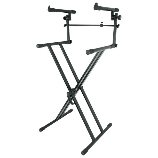 Rockville RKS42X X-Stand 2-Tier Keyboard Stand w/Quick Release Fits ...