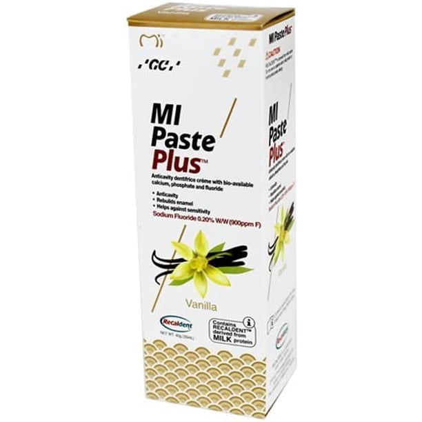 GC Mi Paste PLUS Vanilla 40G (with Fluoride) - Walmart.com