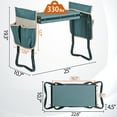 ZenSports 8" Wider Folding Garden Kneeler Seat Soft Portable Gardening ...