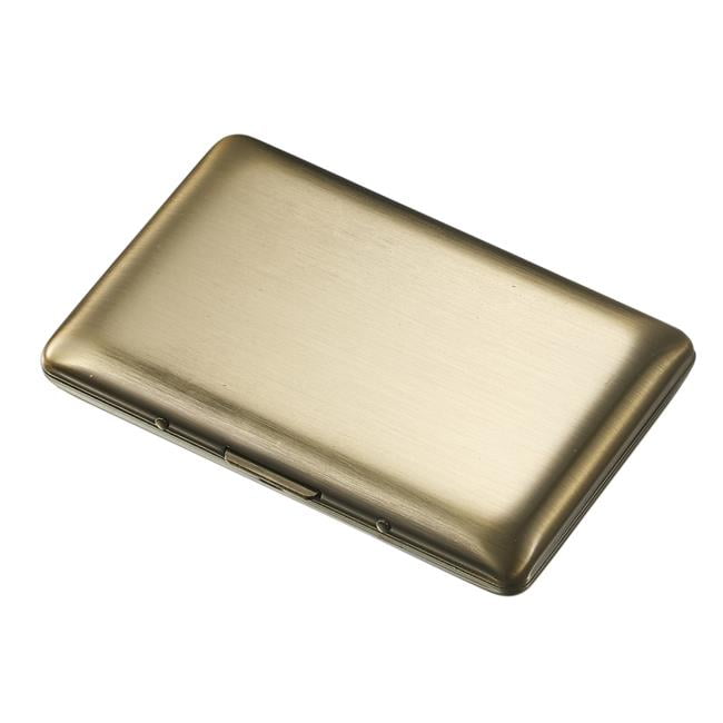 Conroe Stainless Steel Business Card Holder, Antique Brass - Walmart.com