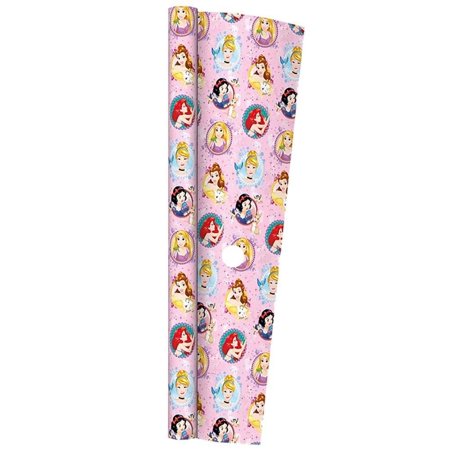 Disney Princess Giftmaker Characters Wrapping Paper Roll (Pack of 15 ...