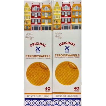 Original Stroopwafels- Toasted Waffles filled with Caramel 2 pack 2.78 ...