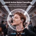 Hybrid Active Noise Cancelling Wireless Ear Buds, 75Hrs Bluetooth 5.3 ...