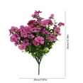 Artificial Violet Plants, for Outdoor Spring Decoration, Long Time Use ...