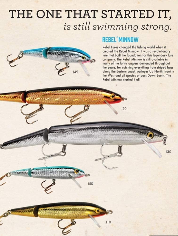 Shop the latest trends Original Rebel Jointed Minnow Tennessee Shad ...