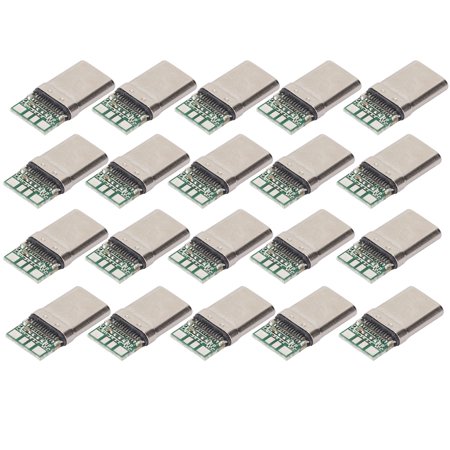 US Type C Male Plug Connector,20pcs Type C Connector Type C Connector ...
