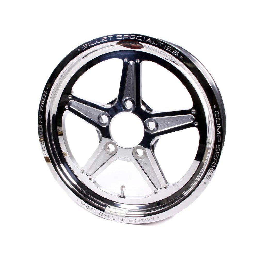 BILLET SPECIALTIES Comp 5 15x3-1/2 in 5x4.75 in Wheel P/N CSF035356122 ...