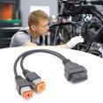 Bike Motorcycle Engine Diagnostic Scanner Cable, for 6+4 Pin Systems ...