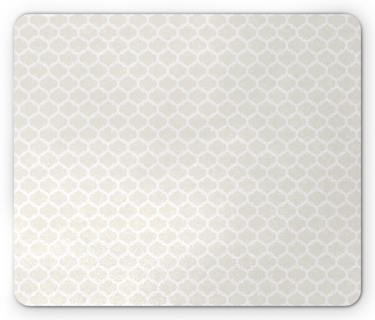 Beige Mouse Pad, Delicate Retro Style Shaped Horizontal Rows Classical ...