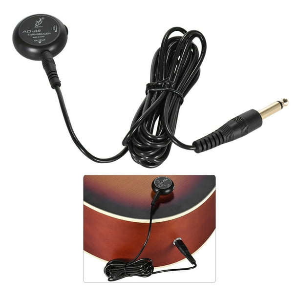 Adeline AD-35 Mini Piezo Pickup Contact Microphone Transducer with 6 ...