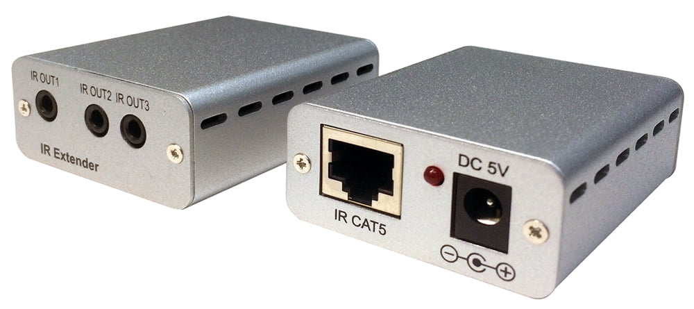 Premium IR Remote Over Cat5 Cat6 Extender + IR Remote Repeater ...