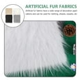 4pcs Square Faux Fur Fabrics Fur Fabric DIY Clothing Faux Fur Adornment ...