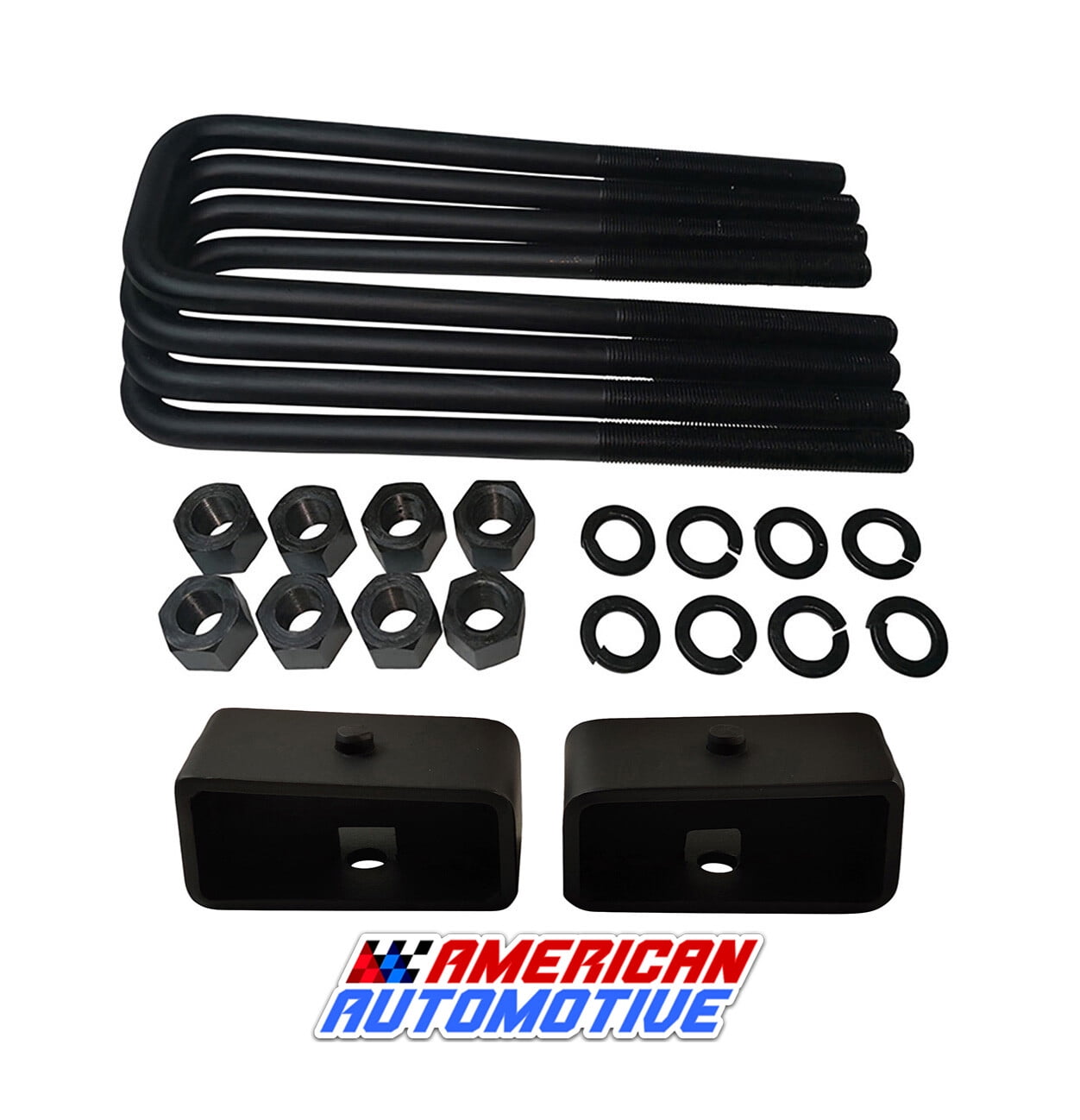 Silverado Sierra 1500 2WD 4WD 2" Rear Suspension Lift Steel Blocks + 12 ...