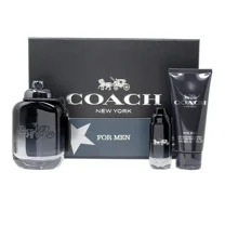 Coach Men's Cologne Perfume: 4 Piece Fragrance Gift Set - 2x Coach & 2x ...