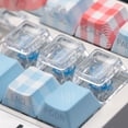 10pcs Transparency Keycaps 1U/ Size For Most Mechanical Keyboards Slip ...