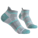 Solax Women's Sweat Absorbing, Cushioned, Cooling Walking Socks, 72% ...