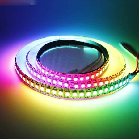 ICHUDAN USB Powered WS2812B Addressable RGB LED Strip Lights 5V ...