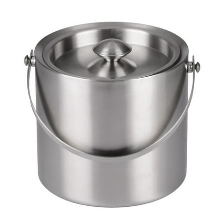 Labymos 2L/3l Bilayer Stainless Steel Insulation Ice Bucket Cold Barrel ...
