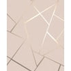 Fine Decor Quartz Blush Fractal Unpasted Expanded Vinyl Wallpaper, 20.5 ...