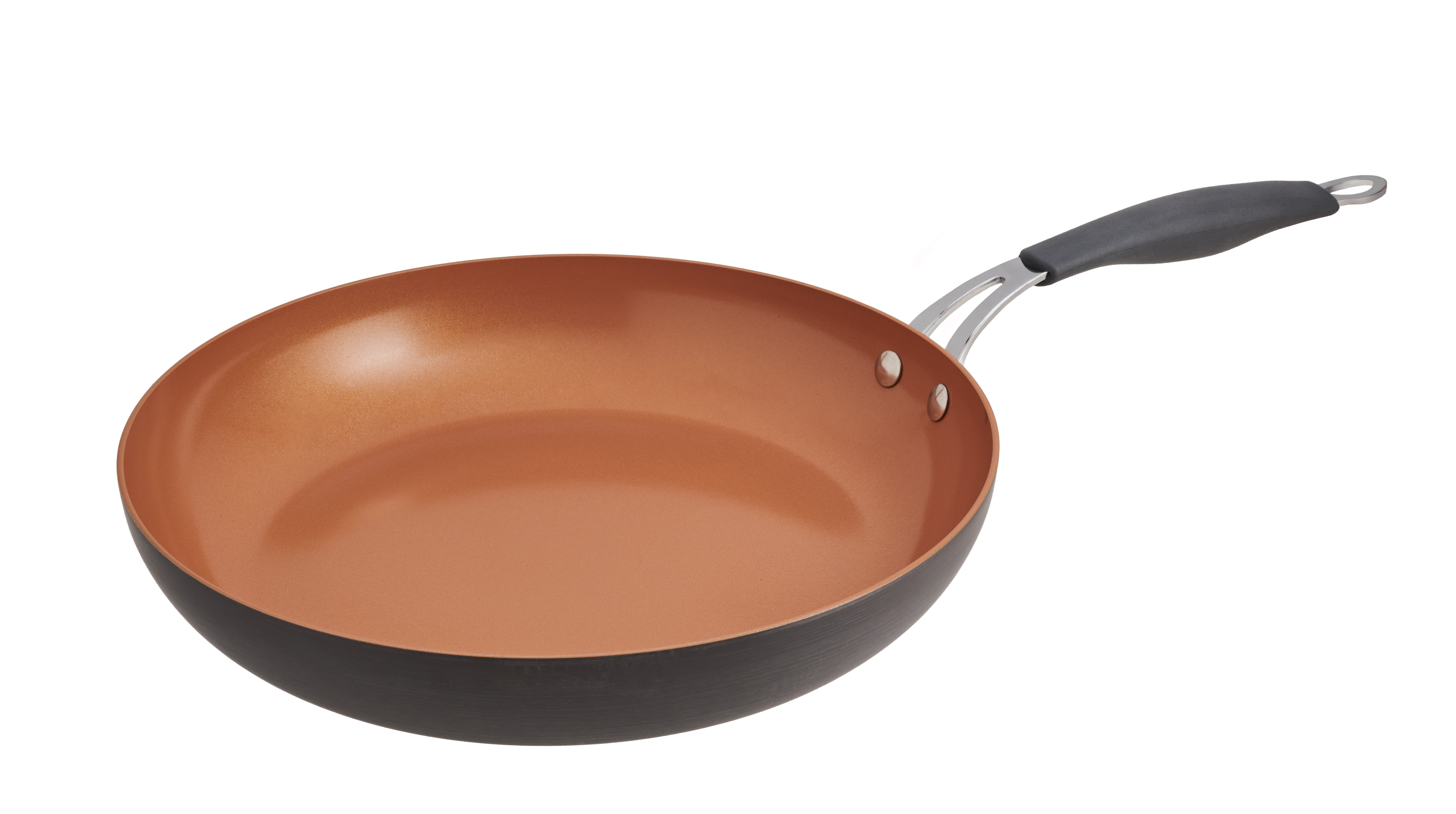 Servappetit 12 Inch Non Stick Hard-Anodized Aluminum Premium Copper ...