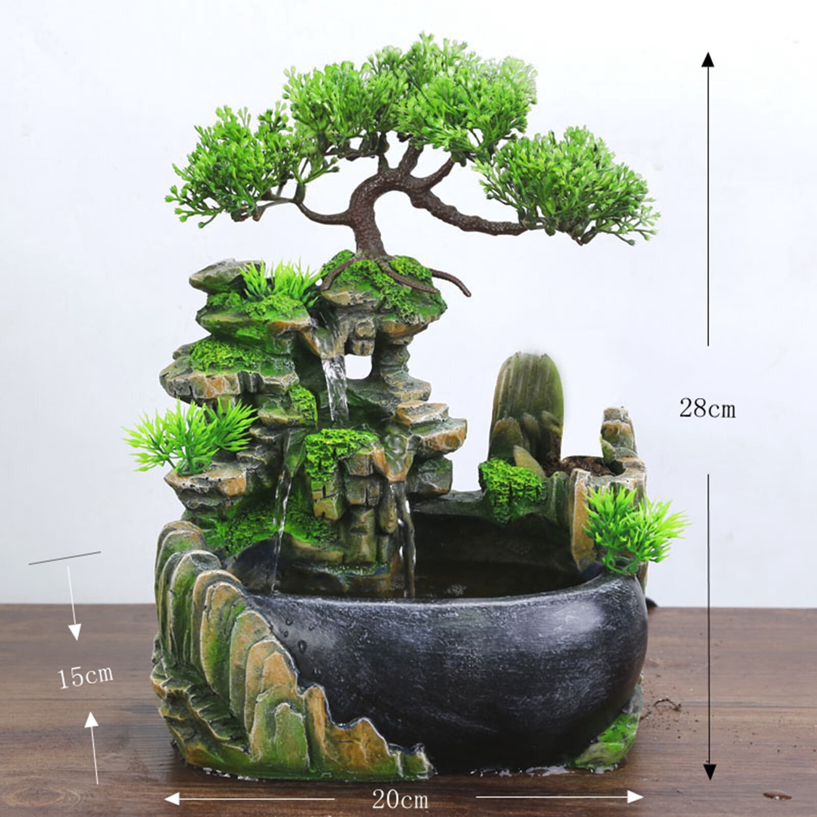 Click here for Serony Desk Fountain Rockery Flowing Water Indoor... prices