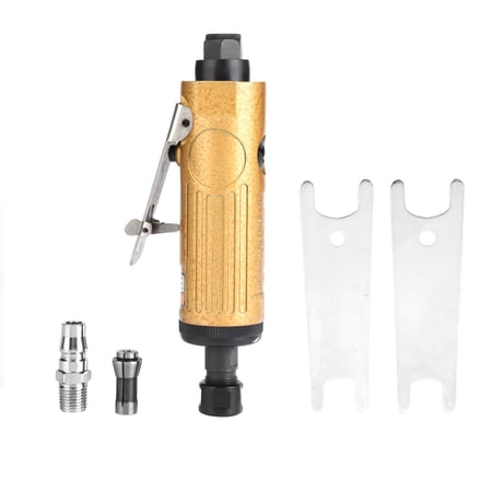 Angle Die Grinder, Pneumatic Metal Straight Shank Air Grinder, 1/4 ...