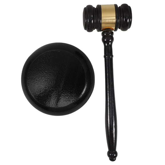 Advantus Wood and Brass Gavel Set - Walmart.com