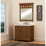 Sagehill Designs American Craftsman 36" Bathroom Vanity Base, Rustic ...