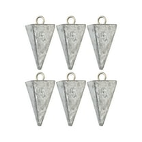 BLUEWING 5oz Fishing Weights Sinker Weights Pyramid Lead Saltwater ...