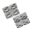 lixuesong 4 Pcs Silicone Fondant Molds Rocking Horse Shape Handmade ...