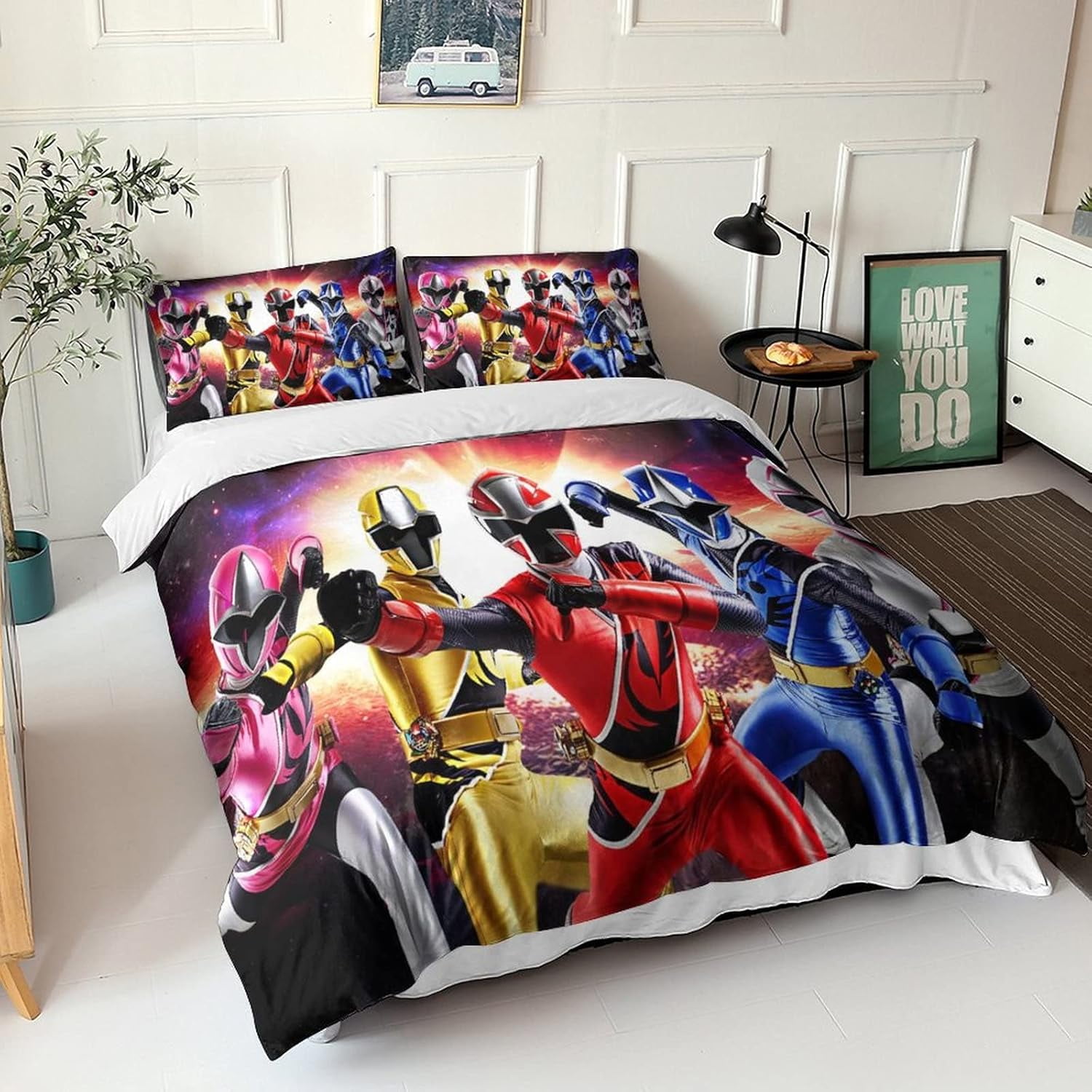 Click here for Yingd Power Rangers Bedding Set Printed Pattern Du... prices