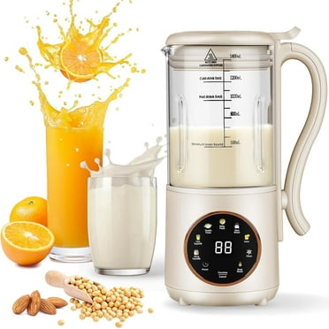 Luxmo 50oz Automatic Nut Milk Maker, Homemade Hot Soy Milk Almond Cow ...