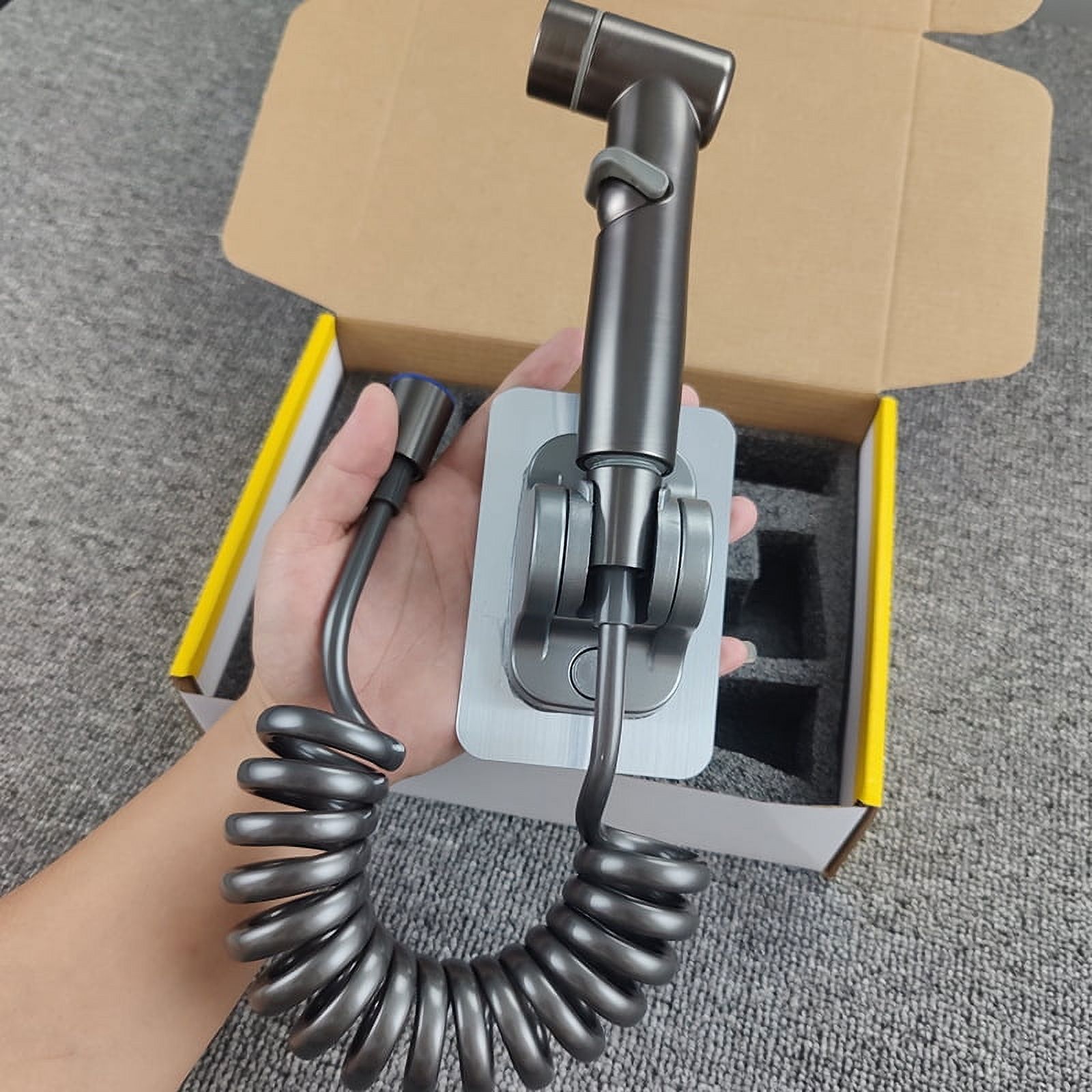 Accesorio de inodoro Heldig pistola rociadora traje de válvula angular ...