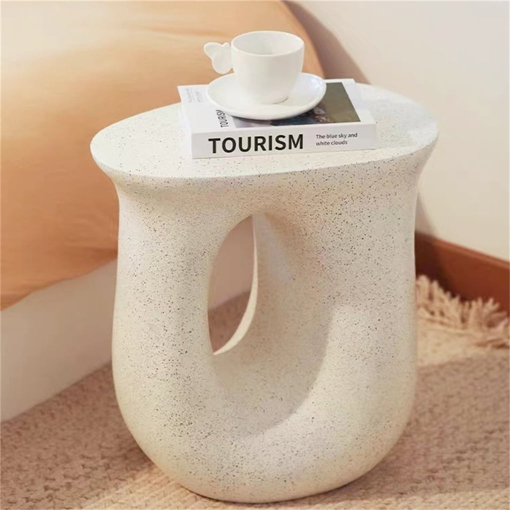 Click here for Wisfor Lightweight Concrete Outdoor Side Table: U-... prices