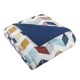 Mainstays Reversible Spice Chevron to Solid Comforter in A Bag Full ...