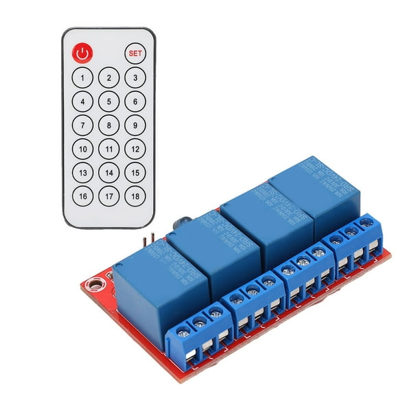 4 Channel Receiving Relay 4 Channel Relay Module Set PCB ABS Receiver ...