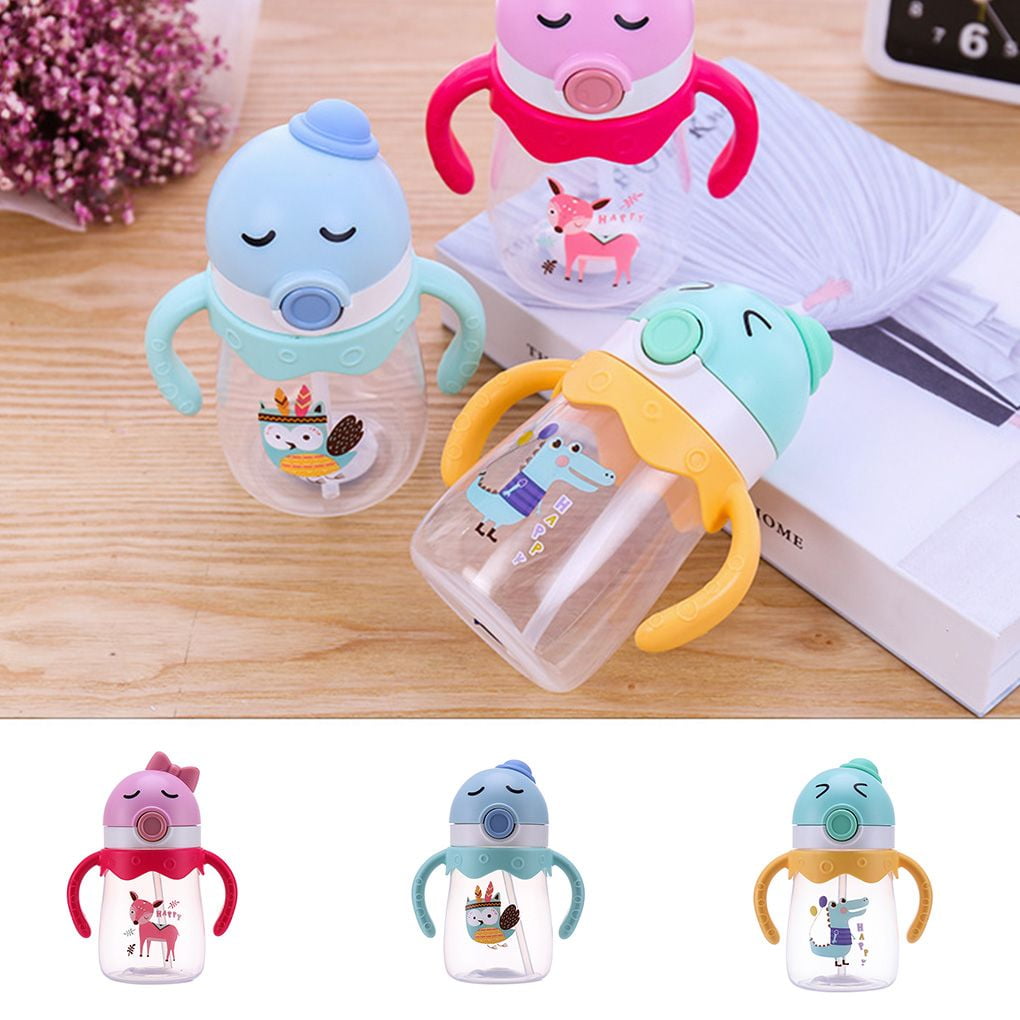 Children's straw cup350ml Baby PP Plastic Cup Kids Children Feeding ...