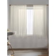 Abstract Gradient Sheer Curtains 72 Inch Long 1 Panel Line Art Light ...