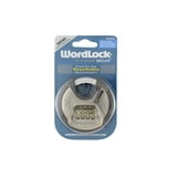 WordLock PL-074-SN 4-Dial Discus Letter Combination Padlock with Reset ...