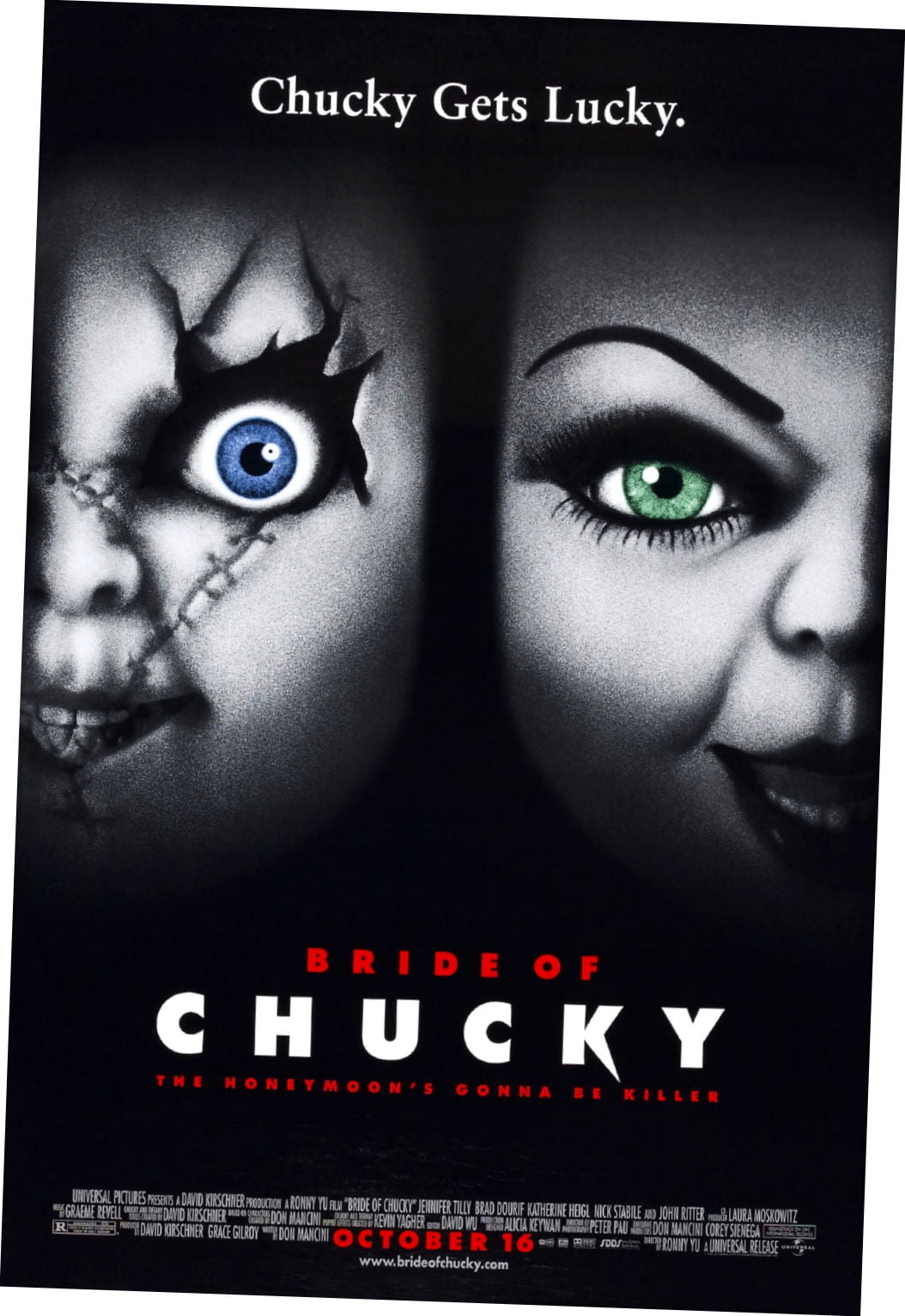 Bride Of Chucky Movie Poster Metal Print 12x16 Large Print On Metal ...