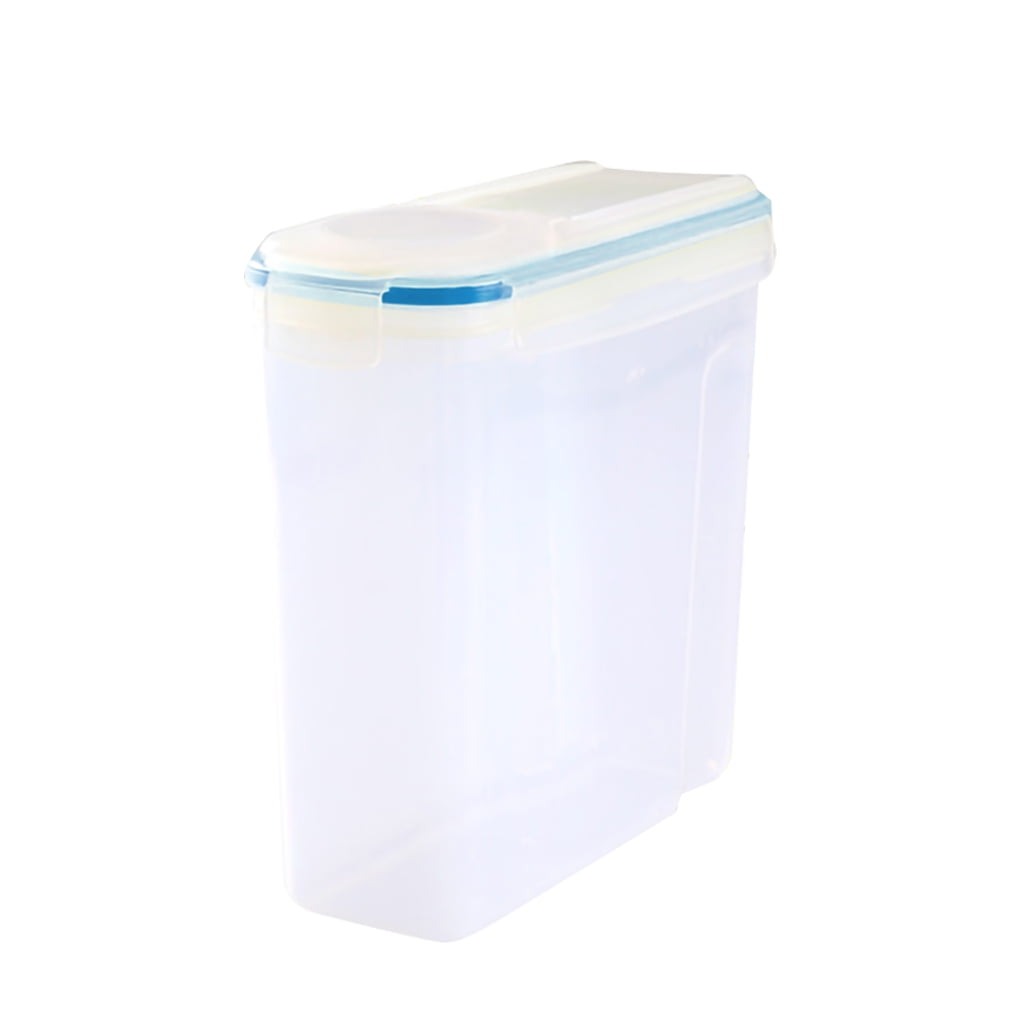 Tssuoun Dido Plastic Cereal Storage Container 4L Buckle Airtight Dry ...