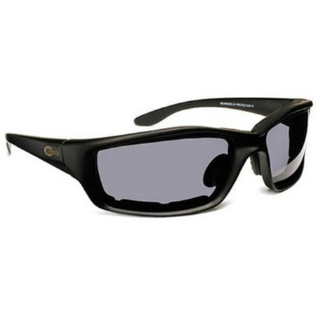 Solar Comfort 360 Polarized Wrap-Around Sunglasses, Black/Gray/Silver ...