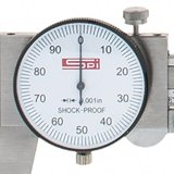 SPI 17-971-3 Calibrated Dial Caliper: Black Dial, 0" to 6" Range ...